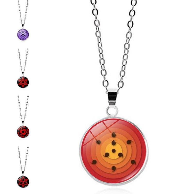Stylish Naruto Necklace Anime Pendant Nine Tomoe Rinne Sharingan ...