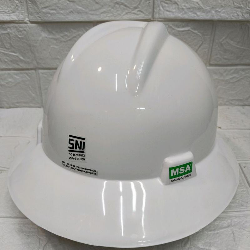 Helm Proyek Fullbrim MSA SNI Putih - Shop | Tokopedia