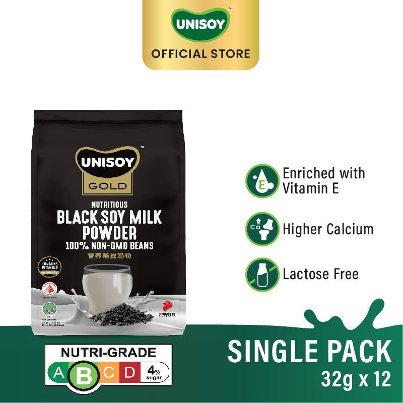 [Single Pack] UNISOY GOLD Nutritious Black Soy Milk Powder 32g - TikTok ...