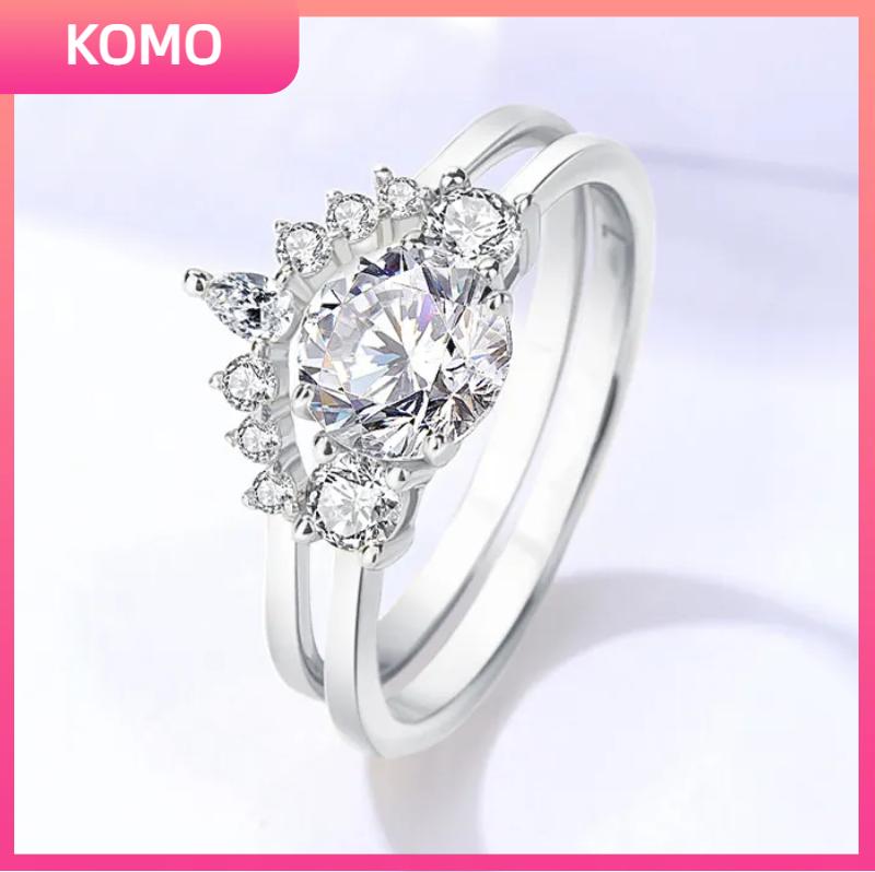 【M840】White versatile lady ring - TikTok Shop Philippines