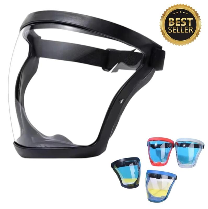 Face Shield Safety Mask Full Face Pelindung Wajah Debu Anti Kabut ...