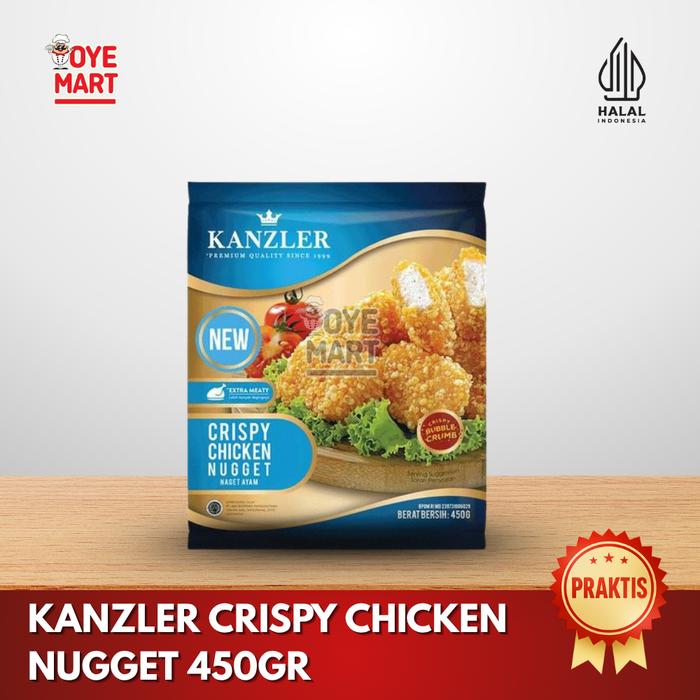 Jual KANZLER CRISPY CHICKEN NUGGET 450GR/NUGGET AYAM RENYAH/NAGET AYAM ...