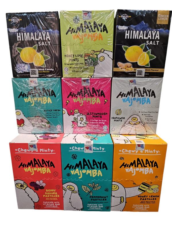 Himalaya Salt Candy (2 boxes of 12pkts) - Lemon/Ginger/Actiwoosh ...