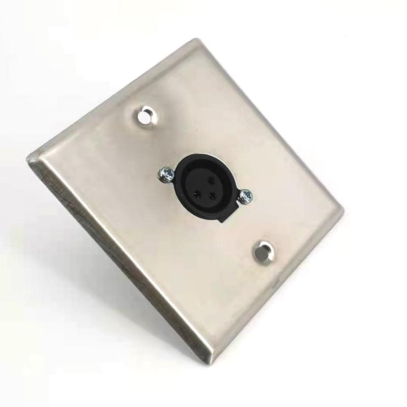 (READY STOCK)Single XLR Female Socket Metal Wall Panel - TikTok Shop ...