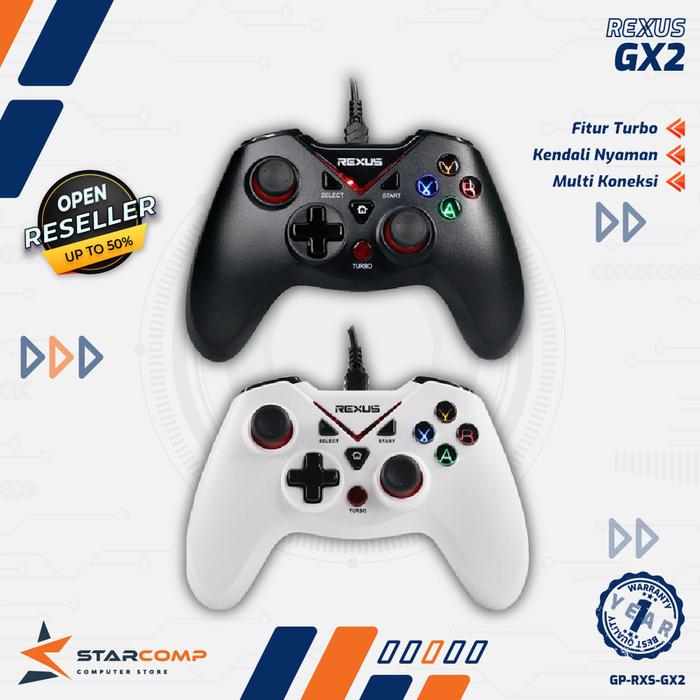 Jual Rexus Gaming Pro Gamepad Gladius GX2 - Black - Kab. Sleman ...