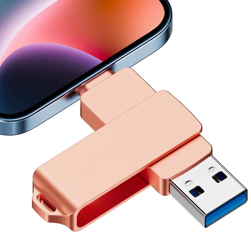 Pemacu Denyar USB OTG iOS 3-dalam-1, WIGONT, Pemacu Pen Berputar ...