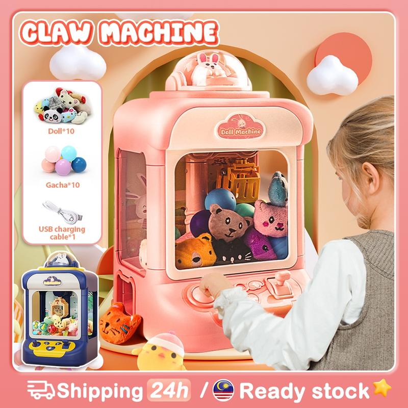 Claw Machine Toys Mini Doll Machine For Kids Toys Childs Birthday ...