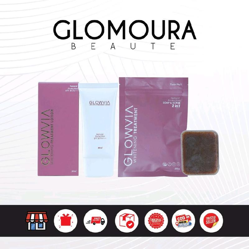 GLOWVIA WHITENING LOTION & 2in1 SOAP - TikTok Shop Malaysia