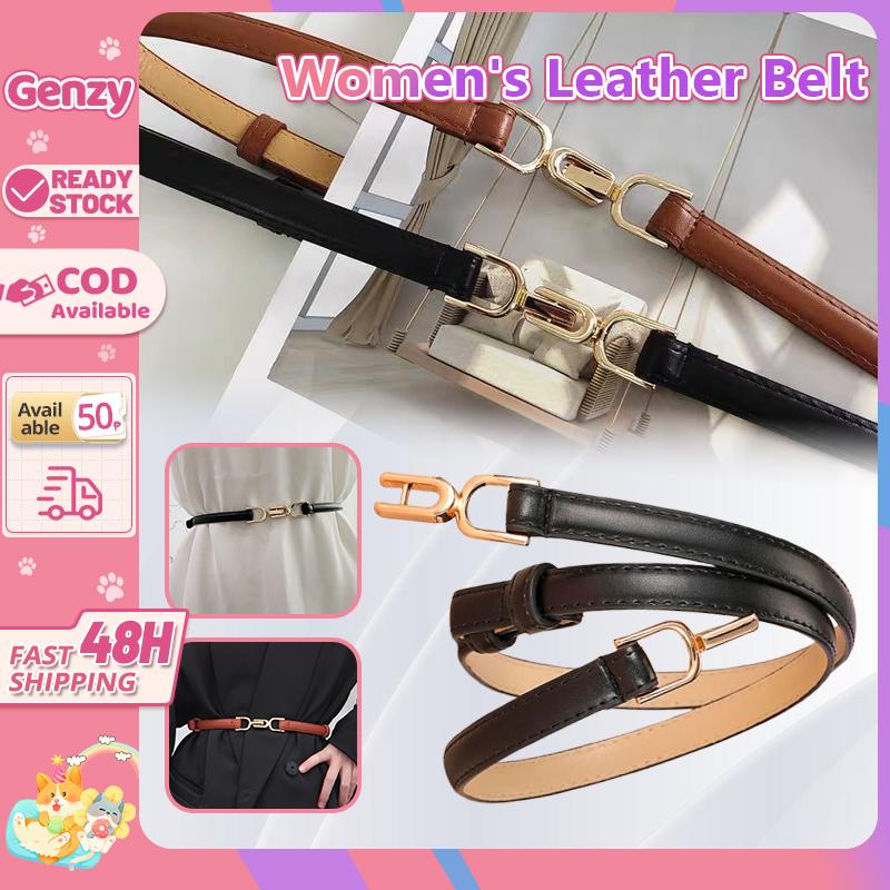 Women's Leather Belt Fashion Belt for Women Girdle Waist Belts - TikTok ...