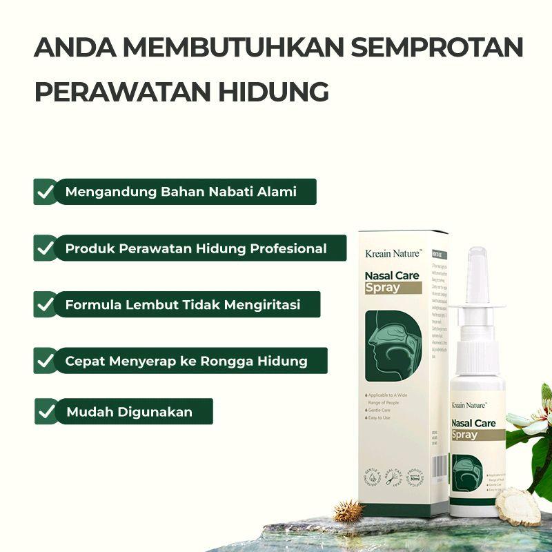 Kreain Nature Nasal Care Spray - Obat Hidung Mampet & Lendir - Atasi ...