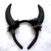 Jual Bando Halloween Bando Tanduk Devil Bulu Sexy Bando Iblis Bando ...
