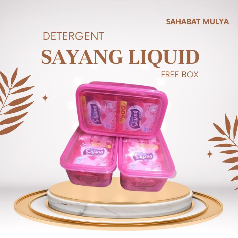 2 BOX DETERJEN SAYANG LIQUID 20ML FREE BOX - Shop | Tokopedia