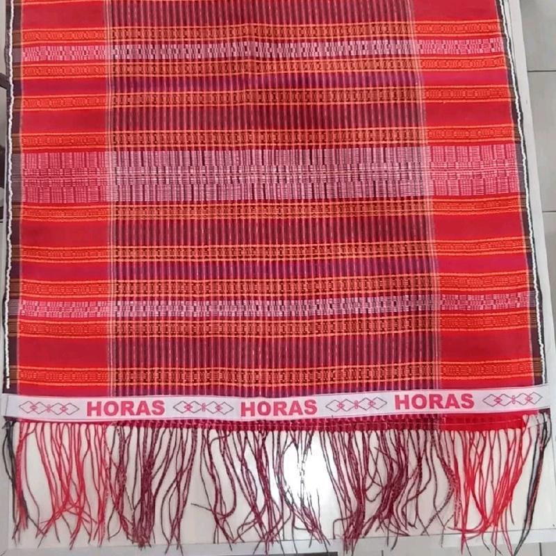 Horas Ulos Ragi Hotang Adat Batak Kain Tradisional dengan Desain Garis ...