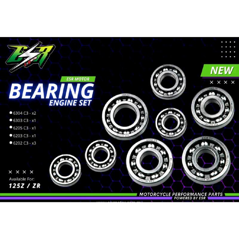 ENGINE BEARING SET ESR Y125/Y15/EX5/RXZ/WAVE125/LC135 - TikTok Shop ...