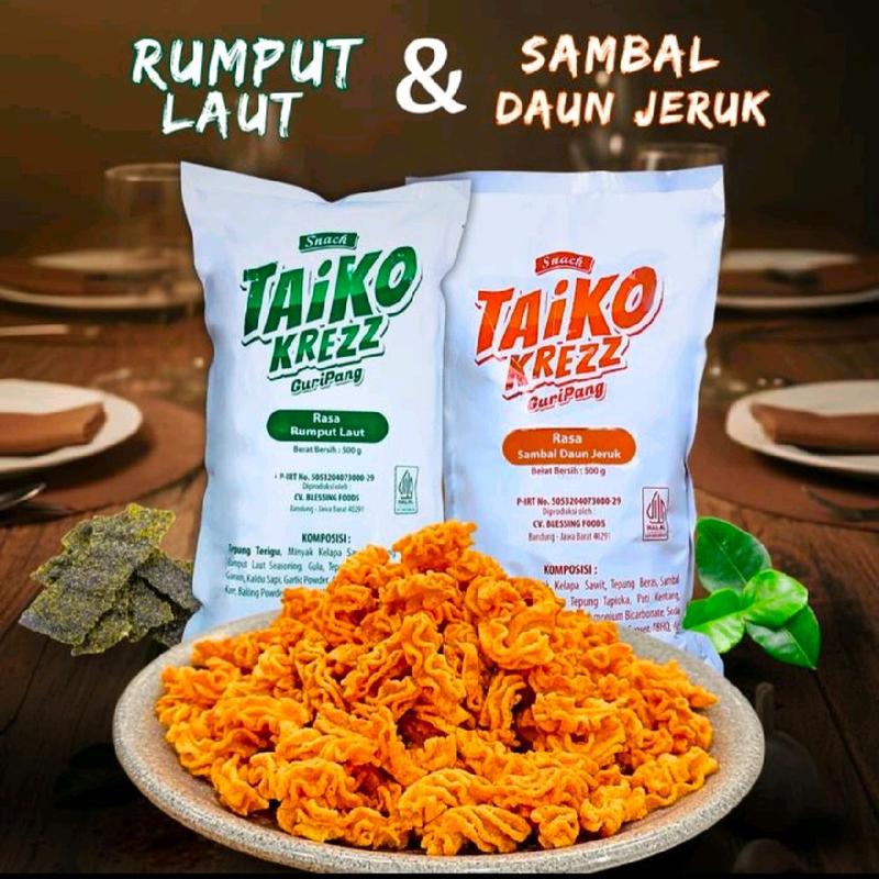 JAJANAN VIRAL TAIKO KREZZ GURIPANG 500 GRAM TAIKO SNACK Makanan - Shop ...