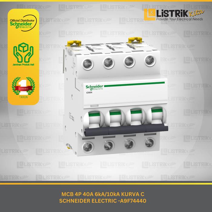Promo MCB 4P 40A 6kA/10kA KURVA C A9F74440 Cicil 0% 3x - Jakarta Timur ...