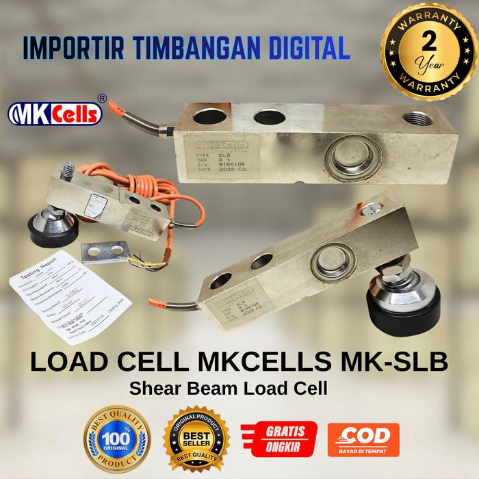 Jual MKCELLS MK-SLB Shear Beam Load Cell Cap 250kg-10ton/ Load Cell ...
