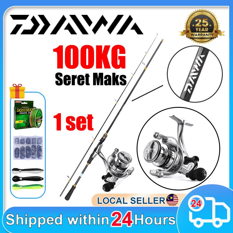DAIWA Fishing Rod Set Barang Mancing Set Fishing Combo Set Joran ...