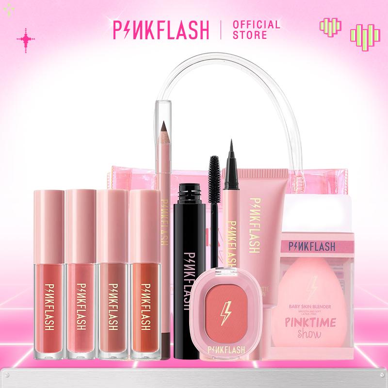 PINKFLASH set solek popular kecantikan kening Celak gincu matte ...