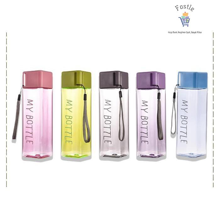 Botol Minum Kotak 500ml Aesthetic My Bottle Korean Tali Tumbler - Shop ...