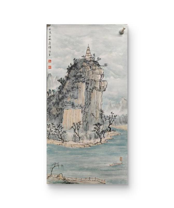 Famous painter Liang Yanhui. Pure hand-painted original sketch ...