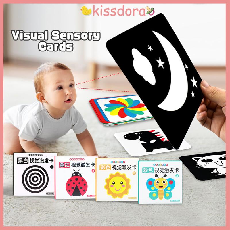 Kissdora Kad Sensori Bayi Visual Stimulating Card Baby Flash - TikTok ...