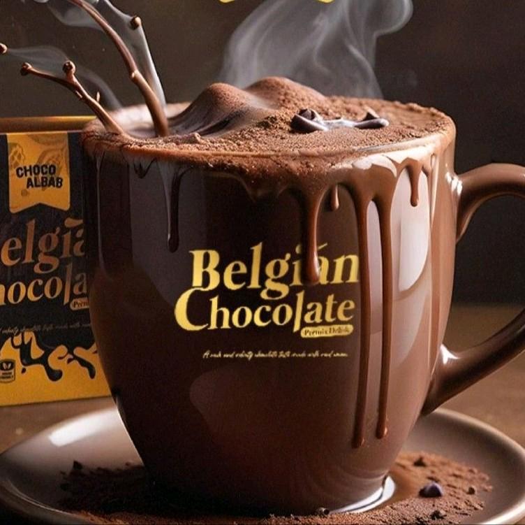 Choco Albab Belgian Chocolate Drink 20 Sachets Per Box - TikTok Shop ...