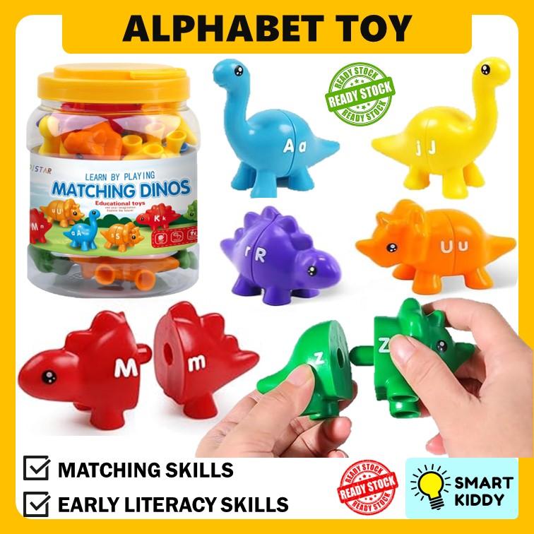 Mainan Dinosour ABC Mainan huruf Mainan Montessori Dinosaur Toys ...