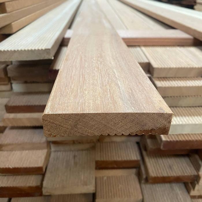Jual Decking lantai kayu Bengkirai batangan bisa indoor outdoor - 150cm ...