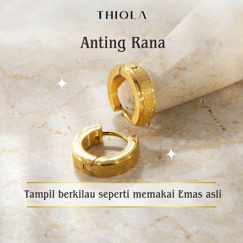 THIQLA - Anting Ring Bulat RANA - Anting Hoop Wanita Mirip Anting ...