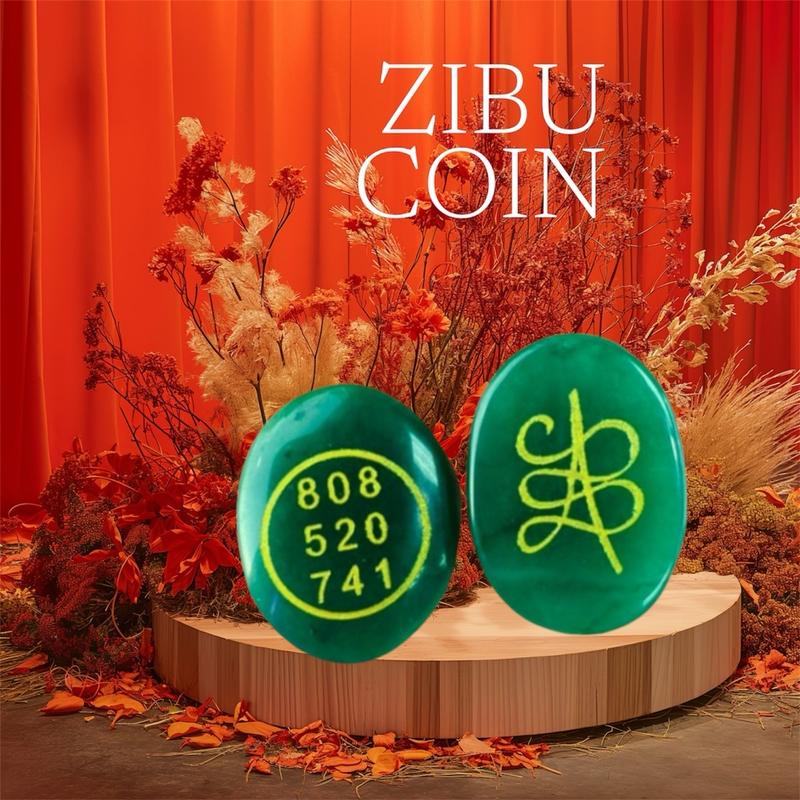 ZIBU COIN GREEN JADE CRYSTAL TO ATTRACT LUCK , WEALTH & OPPORTUNITIES ...
