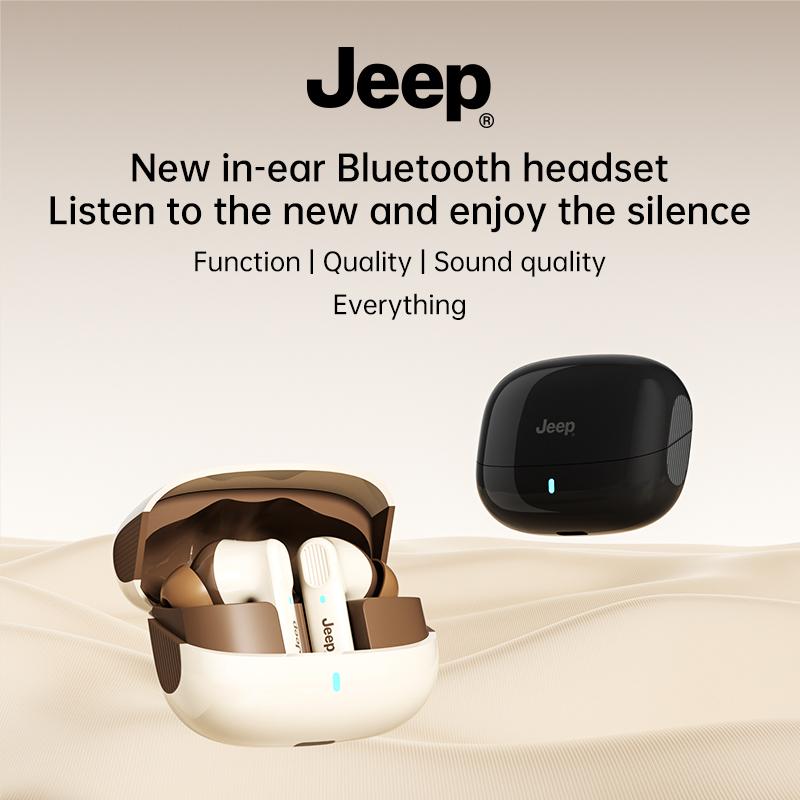 Jeep EW133 In-Ear ENC Earbuds with Bluetooth 5.4 - Ultra-Lightweight ...