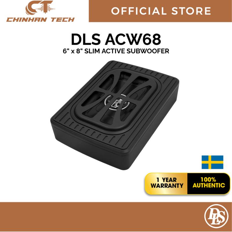 DLS ACW68 - 6 x 8 Slim Active Subwoofer 250Watt Sweden Car Audio ...