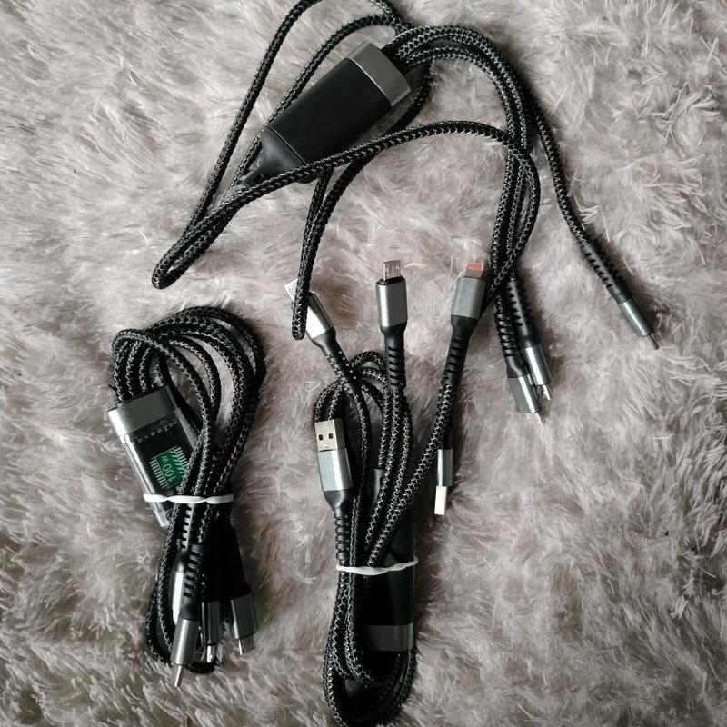 Kabel data 3in 1 100W fast charging Type C USB Micro best Quality ...