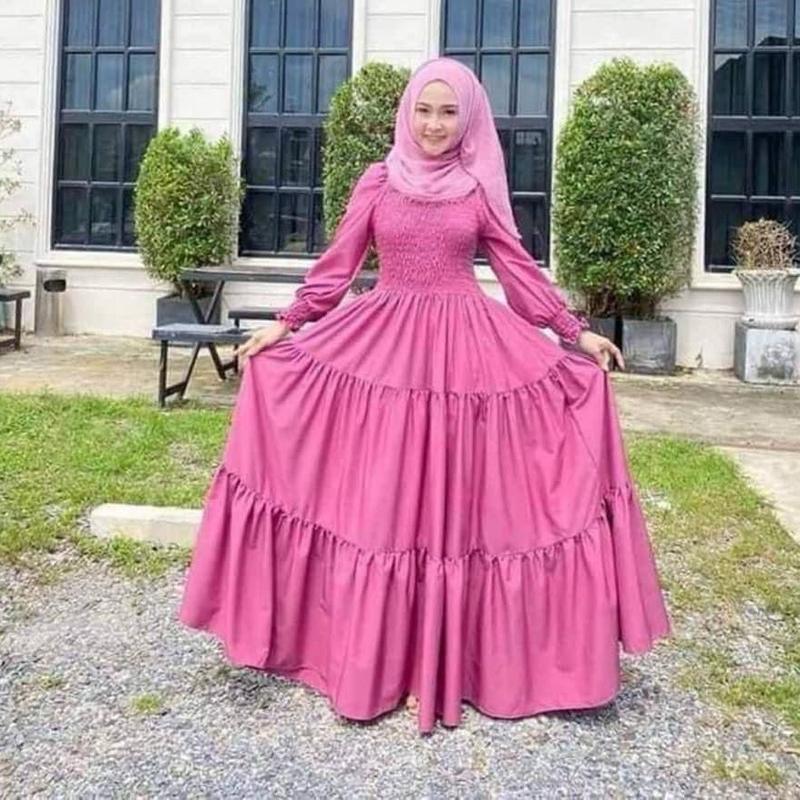 Baju Princess Dress Kayangan Cotton Fresize 55-70 KG - Casual - TikTok ...