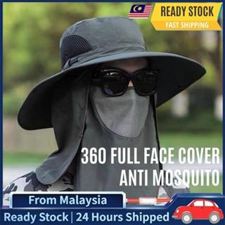 Outdoor Windproof Sun Hat Hiking Hat Full Face Cover Protection ...