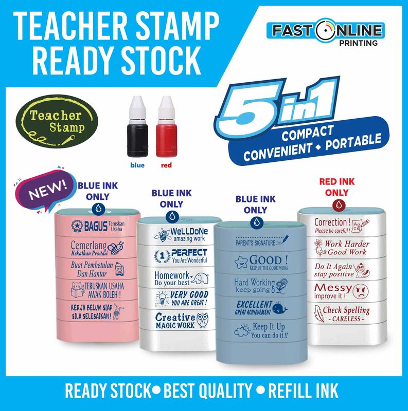 TEACHERS Pre-ink Rubber Stamp / Stamp GURU / SAME DAY POST OUT - TikTok ...