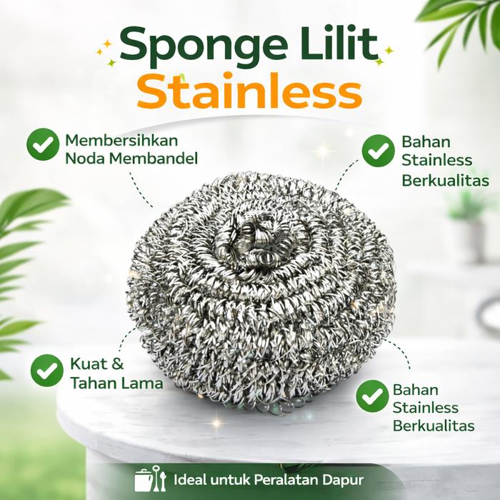Jual SUSEMI Sabut Kawat Stainless Anti Karat - Gosokan Panci & Wajan ...