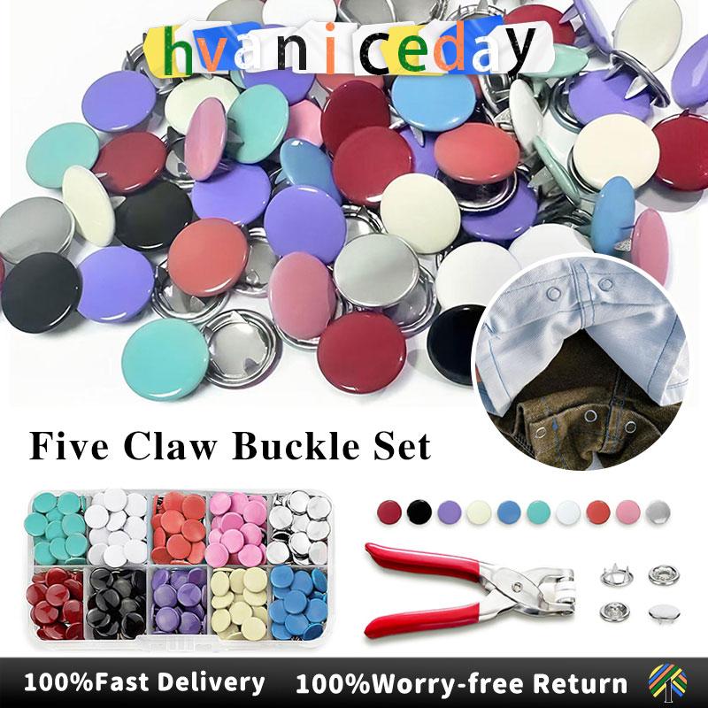 Colorful Hollow Five-Claw Buckle Installation Tool Set DIY Crafting ...