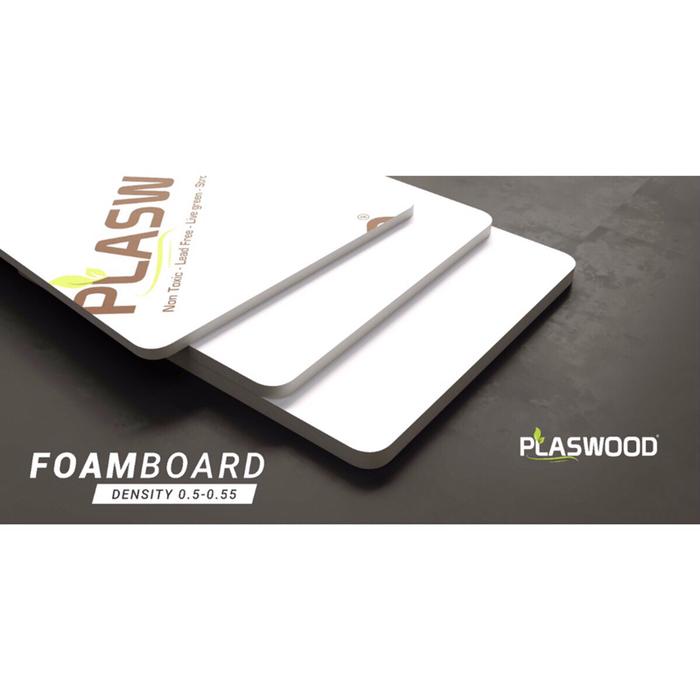 Jual PVC Board Foamboard by Plaswood 5mm 122x244cm Pengganti Triplek ...
