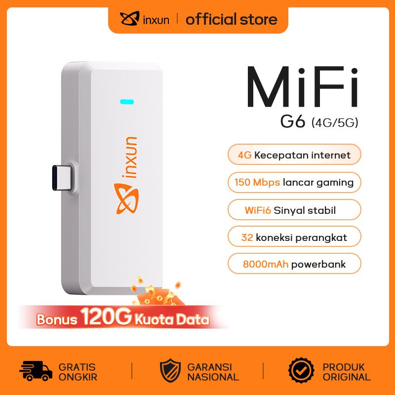 XINXUN MODEM G6 4G Mifi LTE 5G Mini Modem Bonus 120 GB 150 Mbps - Shop ...