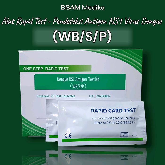 Jual Dengue NS1 Antigen Test Kit - Alat Rapid Test Pendeteksi Antigen ...