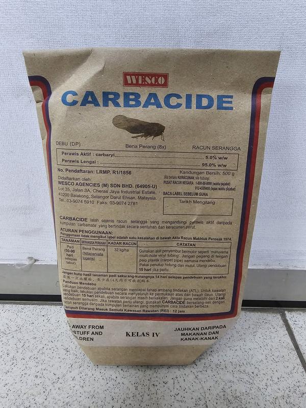 Carbacide by WESCO 500g Ubat Semut Racun Serangga Serbuk Insecticide ...