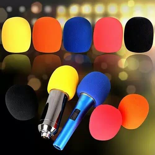 Sarung Foam Spon Microphone cover mic - busa pembungkus mikrofon - Shop ...
