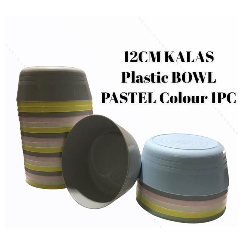12CM KALAS Plastic BOWL PASTEL Colour 1PC - TikTok Shop Malaysia