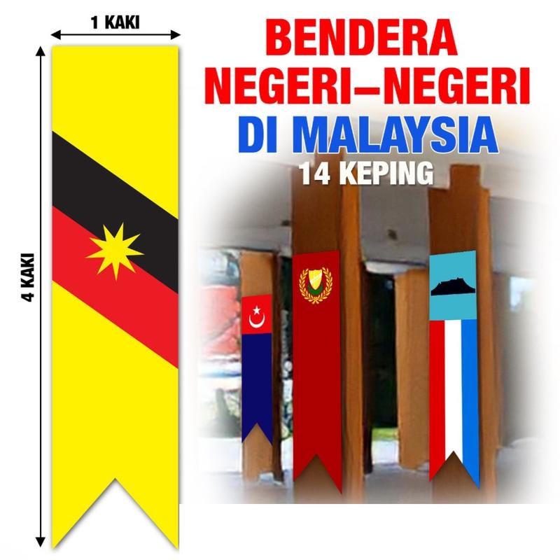 Banner Bendera Negeri-Negeri di Malaysia - Tarpaulin Tebal Kalis Air ...