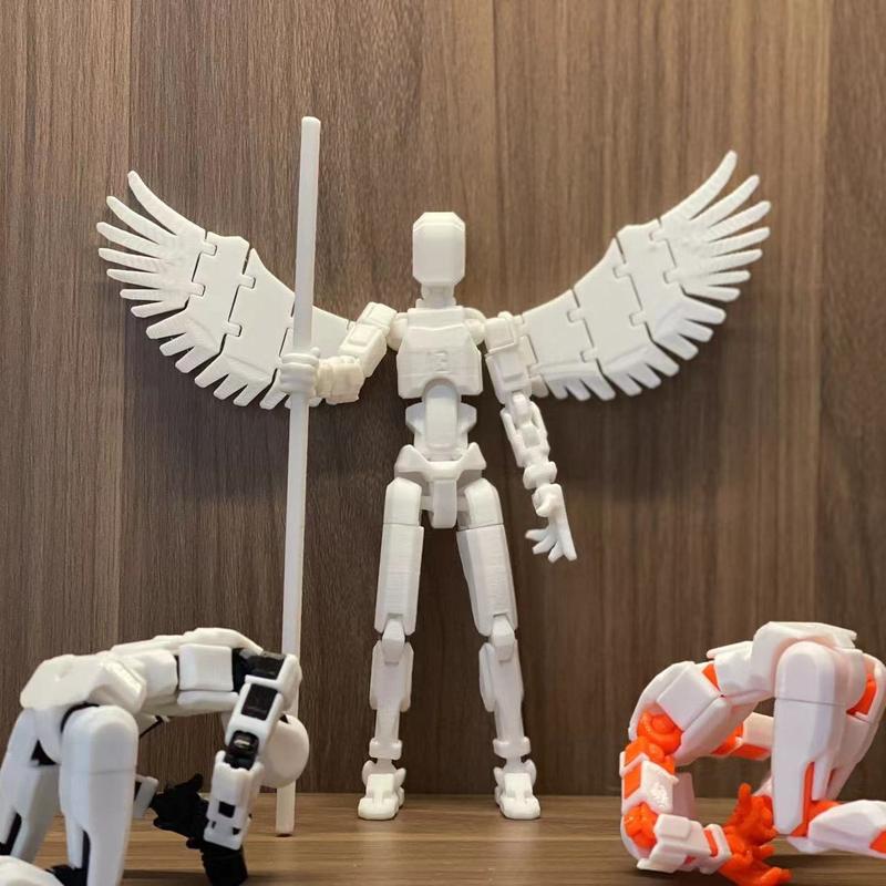 Mainan Bercetak 3D Siri Malaikat Putih Animasi Berhenti Bertuah ...
