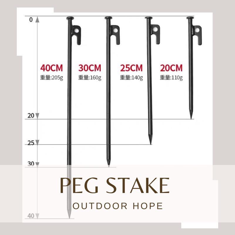 (BUY10FREEBAG) 1pc 20/30/40cm Peg Stake Camping Peg Tent Peg - TikTok ...
