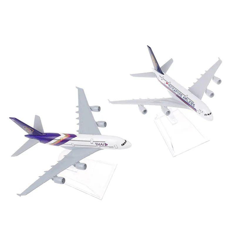 15-16cm Pesawat Diecast Metal AIRCRAFT MODEL ORIGINAL A380 B747 B777 ...