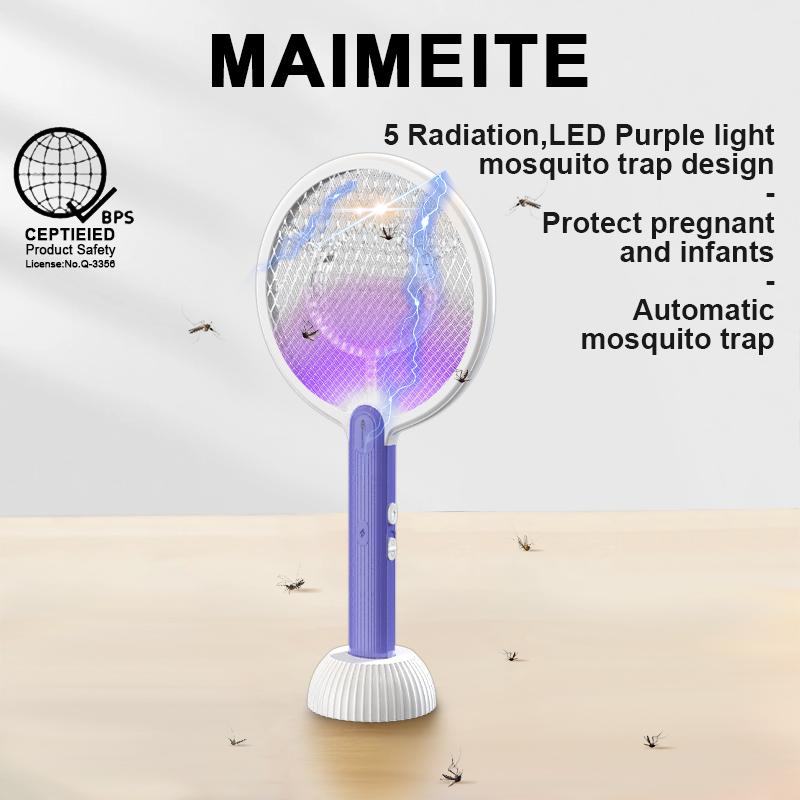 MAIMEITE Electric Mosquito Swatter Rechargeable Household Powerful ...